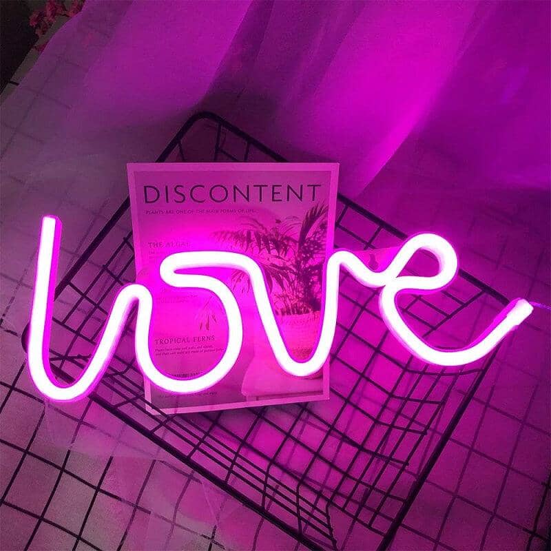 Love Neonlampa | Romantisk LED Neonskylt för Hemmet